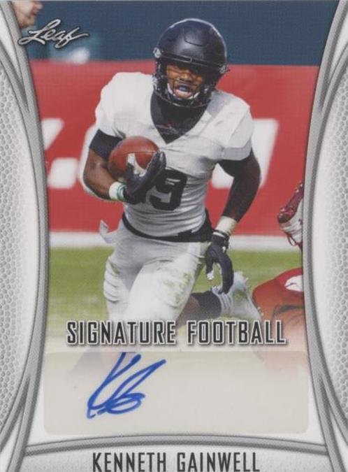 2021 Leaf Signature - Kenneth Gainwell #BA-KG1 (AU, RC) for sale online ...