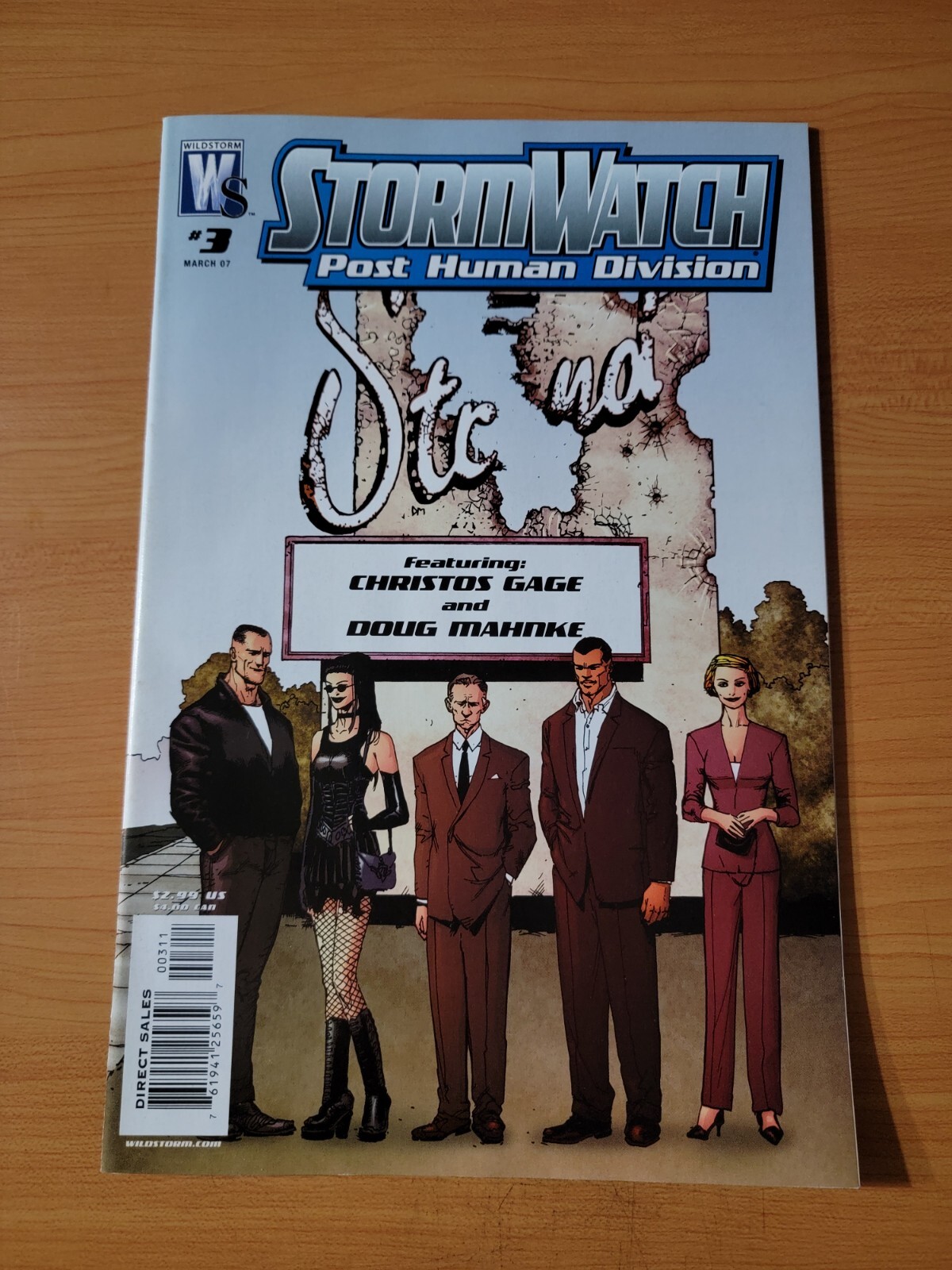 Stormwatch Post Human Division #3 ~ NEAR MINT NM ~ 2007 WildStorm ...