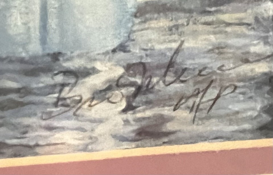 🔥 Signed Brett Johnson Print Framed “Amazing Grace” | eBay