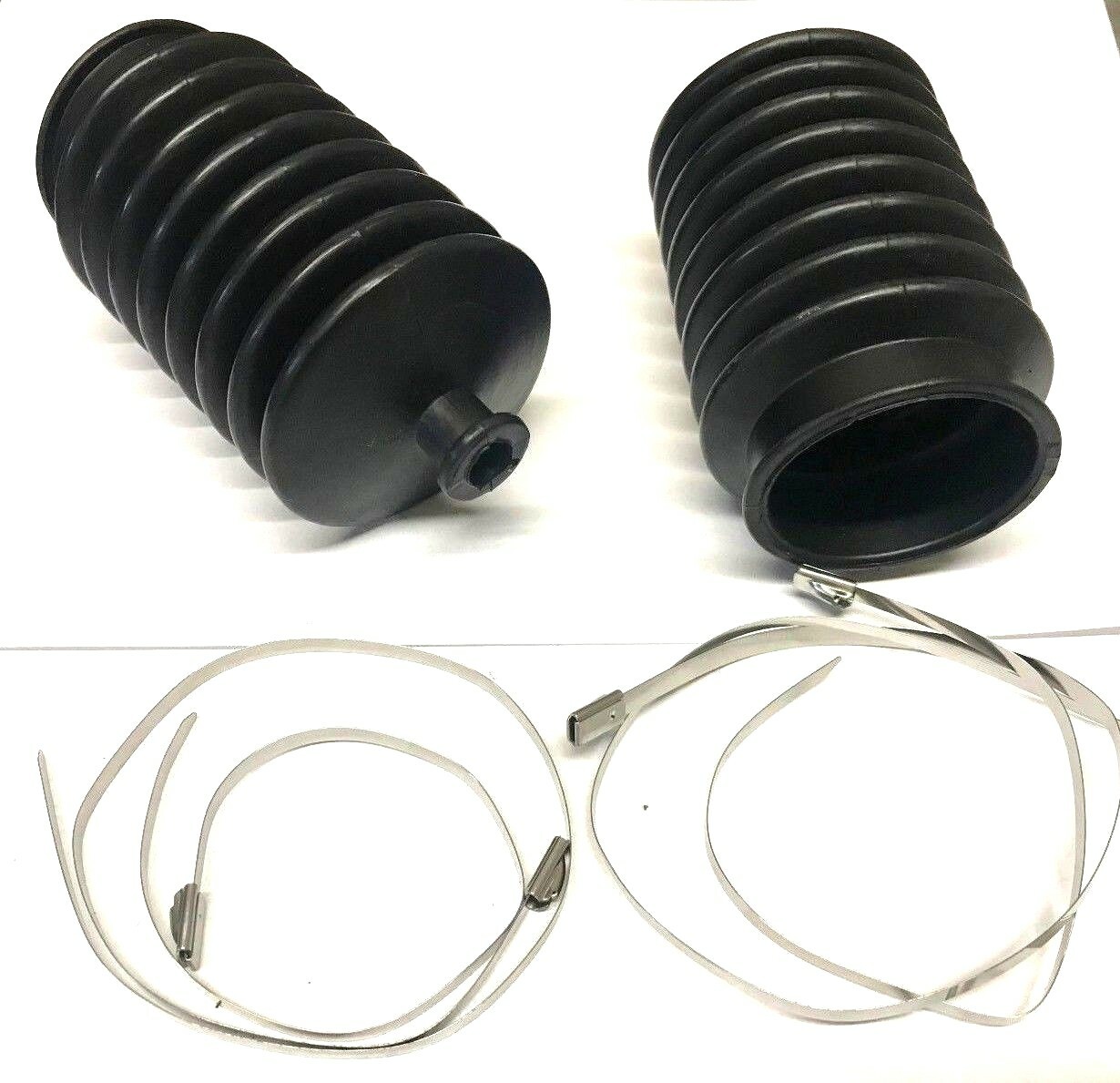 CLASSIC MINI STEERING RACK BOOT GAITER PAIR GSV1153 INC. METAL CLIPS ...