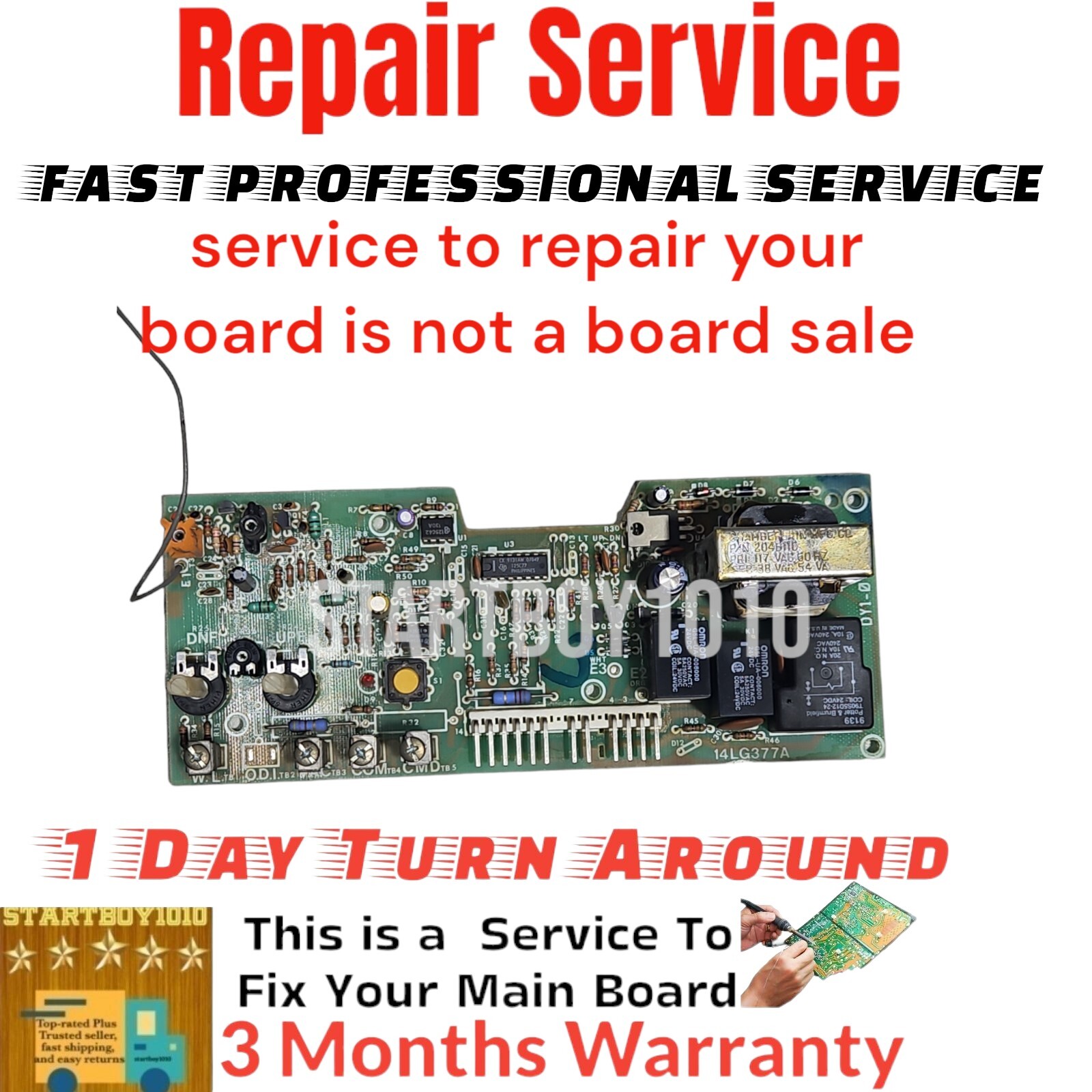 REPAIR SERVICE Liftmaster Chamberlain 41A3627 Garage Door Operator ...