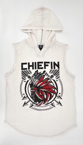 Launder Cheifin Sweater Mens Large Hoodie Sleeveless Pullover Workout ...