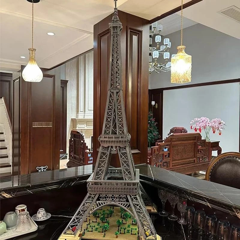 1.5m Eiffel Tower 10307 10001pcs Paris Architecture Model Building ...