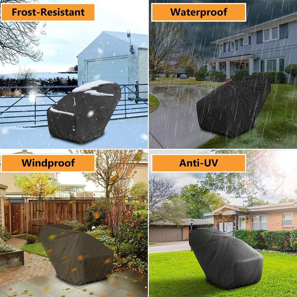 Heavy Duty Two Stage Snow Blower Thrower Cover 600D Waterproof UV Rain ...