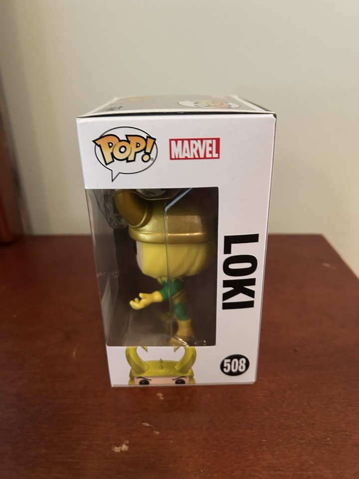 Funko Pop Loki #508 Marvel Collector Corps Exclusive Thor Comics Vinyl ...