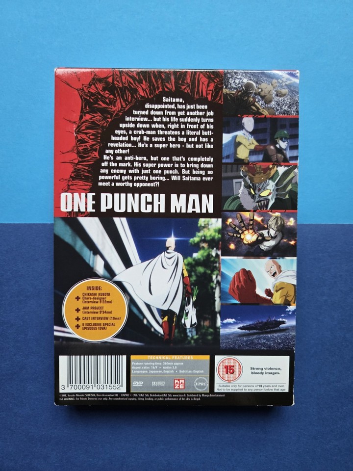 One Punch Man - Season One Collection + 6 OVAs (DVD, 2017) - Anime ...