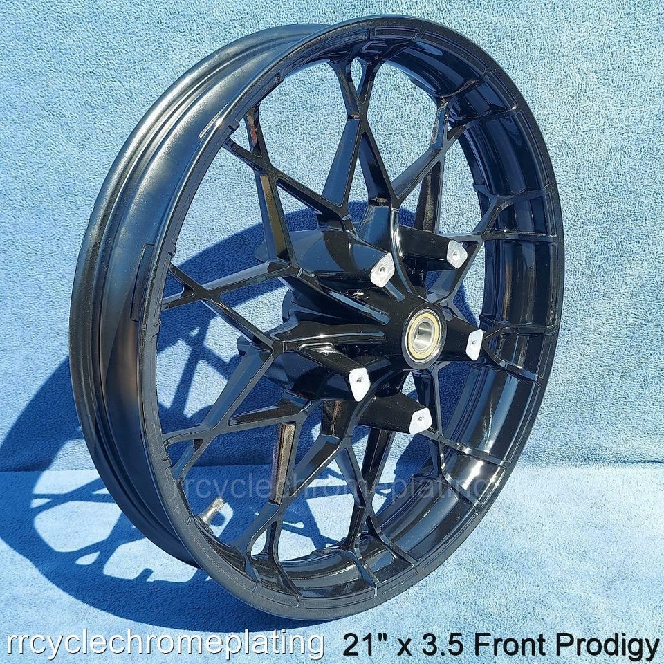 Gloss Black 21" Prodigy Front Wheel 08-24 Road Glide FLTR FLHX Touring ...
