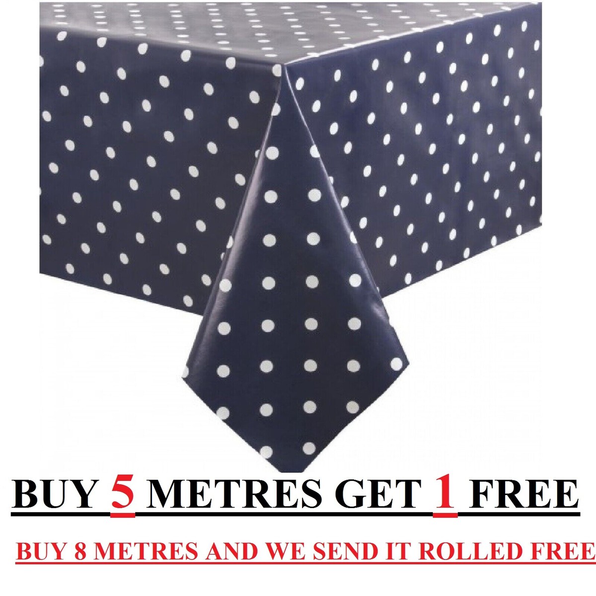 Polka Dot Fabric Tablecloths