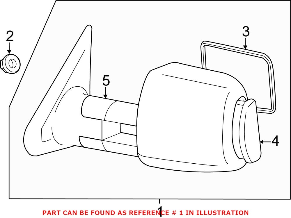 Genuine OEM Door Mirror for Toyota 879400C221 | eBay