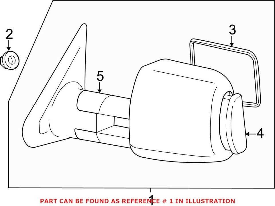 Genuine OEM Door Mirror for Toyota 879400C221 | eBay