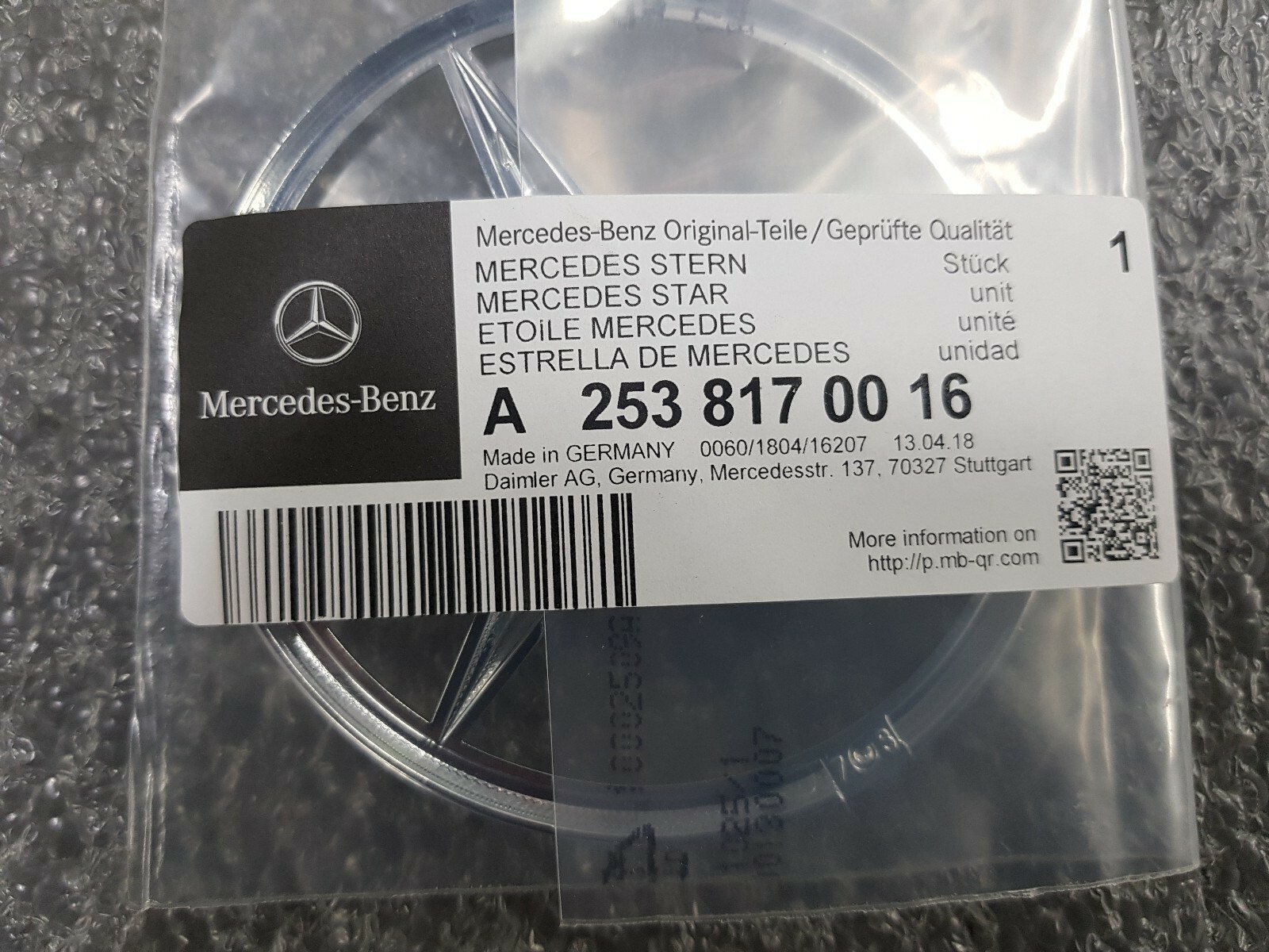 Mercedes-Benz 2538170016 for sale online | eBay