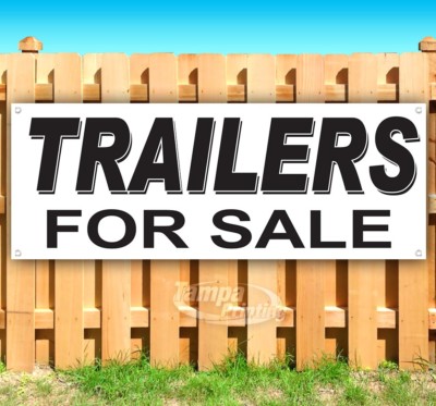 TRAILERS FOR SALE Advertising Vinyl Banner Flag Sign Many Sizes USA | eBay