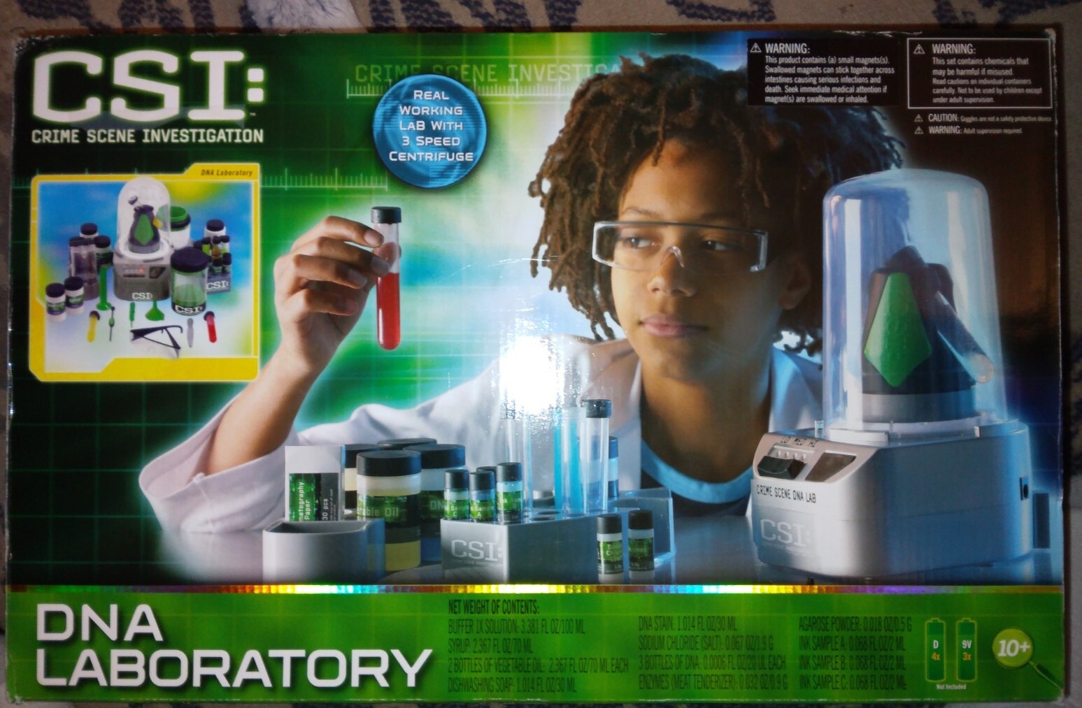 Crime Scene Investigator In Lab