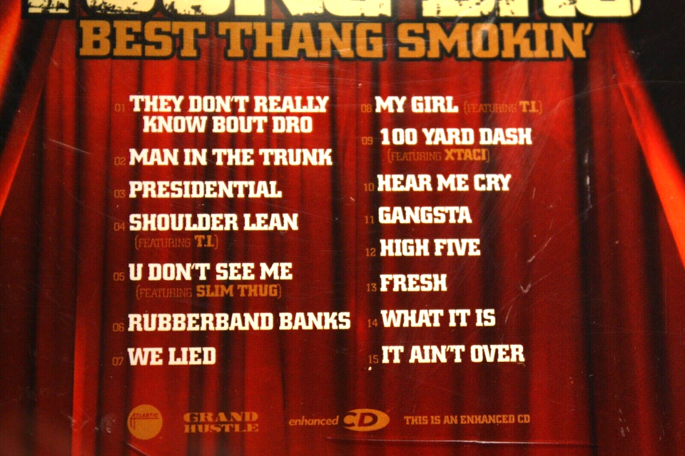 YOUNG DRO "BEST THANG SMOKIN' " (CD 2006) [PA] Rap/Hip Hop -- VG Cond ...
