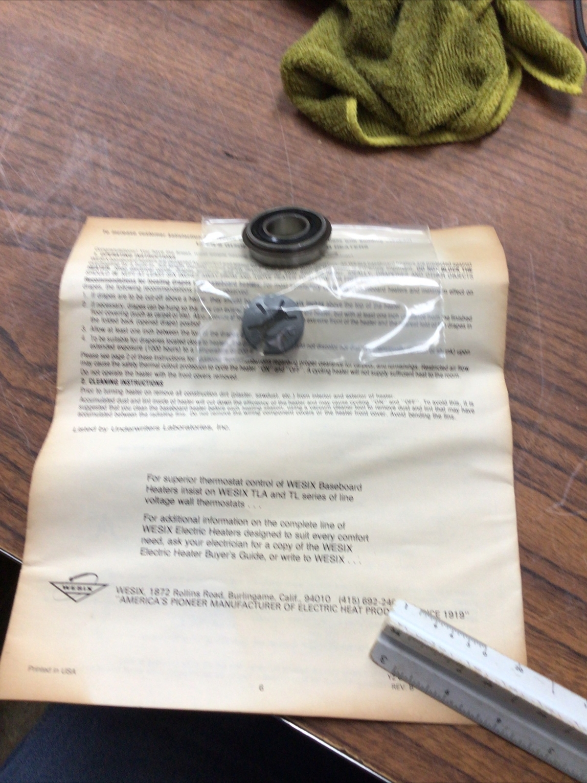 WESIX Vintage Baseboard Heater WBC307 (CT3) | eBay