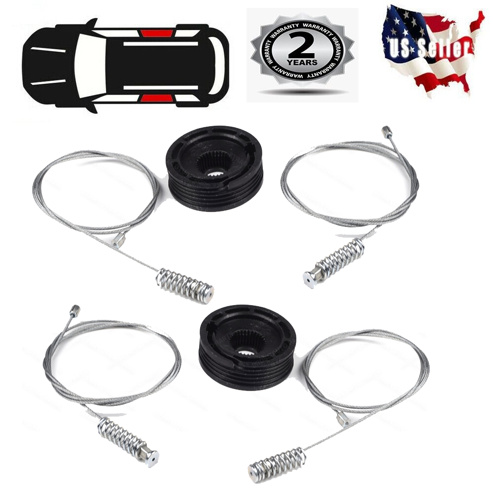 For Jaguar XK8 XKR Window Regulator Repair Kit with Clips Rear Left ...