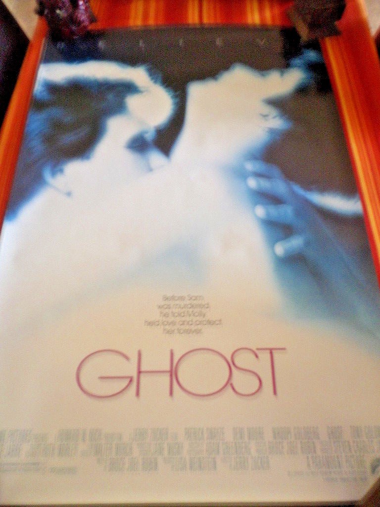 GHOST movie poster single sided 1990 Demi Moore Patrick Swayze | eBay