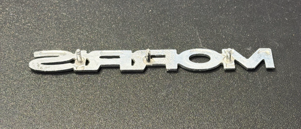 MORRIS - VINTAGE METAL CAR BADGE / EMBLEM 157 X 18 MM | eBay UK