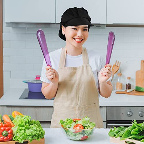 Yolev 2Pcs Chef Hats-Kitchen Baker Cooking Hair Nets Food Service ...