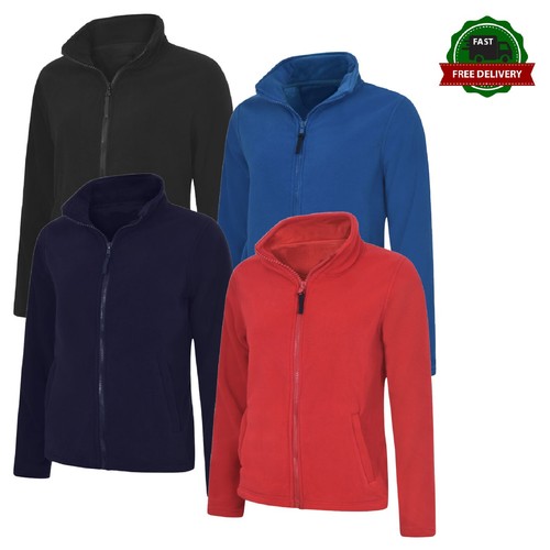 Ladies Womens Micro Full Zip Fleece Jacket Size 8-22 - OUTDOOR WIND ...