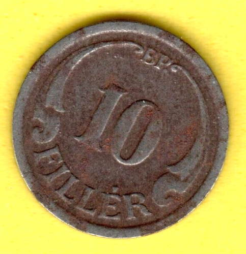 HUNGARY 10 FILLER 1941s. IRON COIN 5156 | eBay