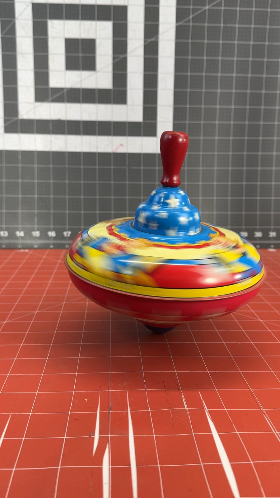 Vintage Toy Metal Airplane Spinning Top Ohio Art 1950's Good Color ...