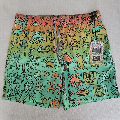 NEW RARE Keith Haring Bash Layback - Board Shorts for Men | eBay