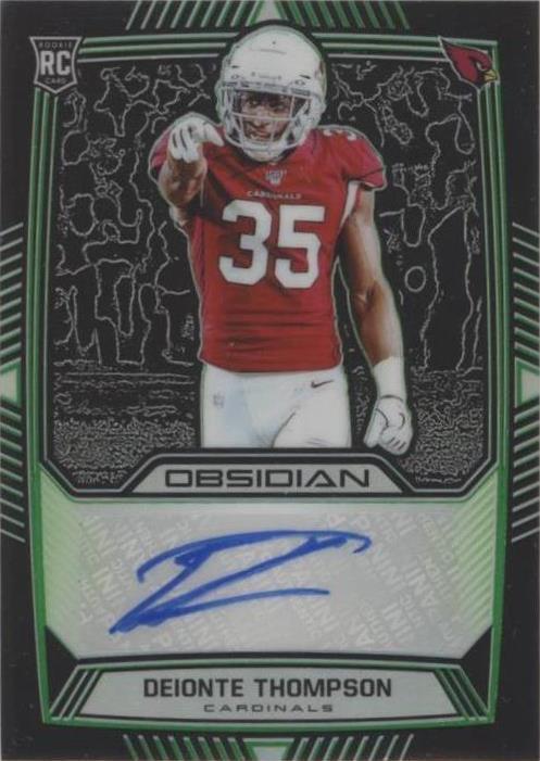2019 Panini Obsidian - Rookie Autographs Deionte Thompson #RA-DET ...