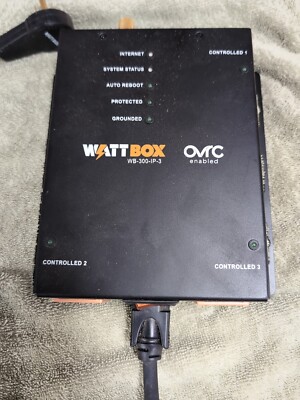 Watt Box IP Controllable Power Conditioner w/ 3 Outlets WB-300-IP-3 | eBay