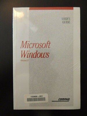 Vintage COMPAQ Microsoft Windows 3.1 User's Guide - Sealed | eBay