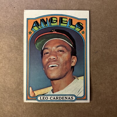 1972 Topps Baseball Leo Cardenas California Angels Card #561 | eBay