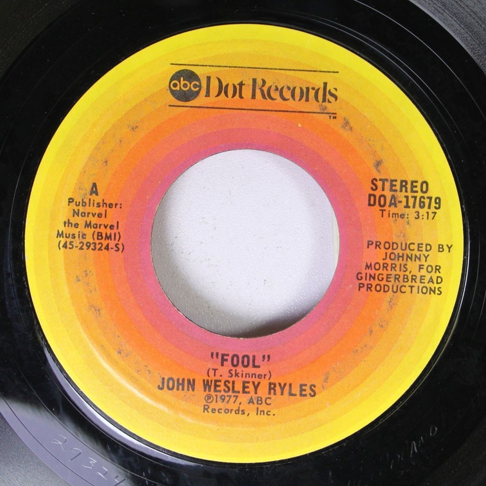 Country 45 John Wesley Ryles - I Fought The Law / Fool On Abc Dot ...
