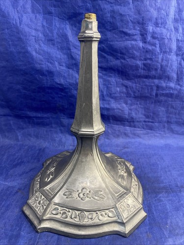 Table Lamp Base Only Small 7” Tall Art Deco Nouveau Victorian Die Cast ...