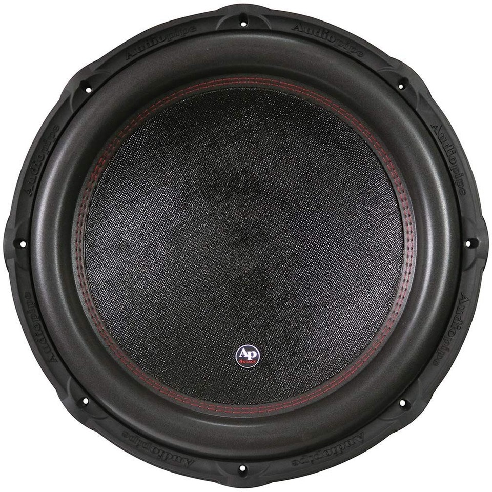 18" 3400W Max Dual 4-Ohm Quad Stacked Strontium Magnet Subwoofer ...