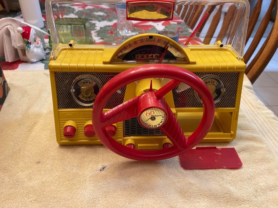 Vintage Remco Firebird 99 Sports Car Dashboard Toy W/ BOX *WORKS* | eBay