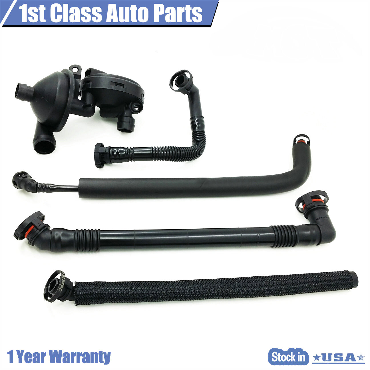 Crankcase PCV Case Valve & Hoses For BMW E46 Z4 X3 320i 325i 328i 330i ...