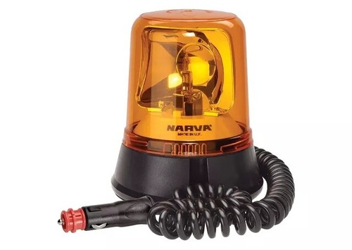 Narva Rotating Beacon Light 12/24V Amber 85658A | eBay