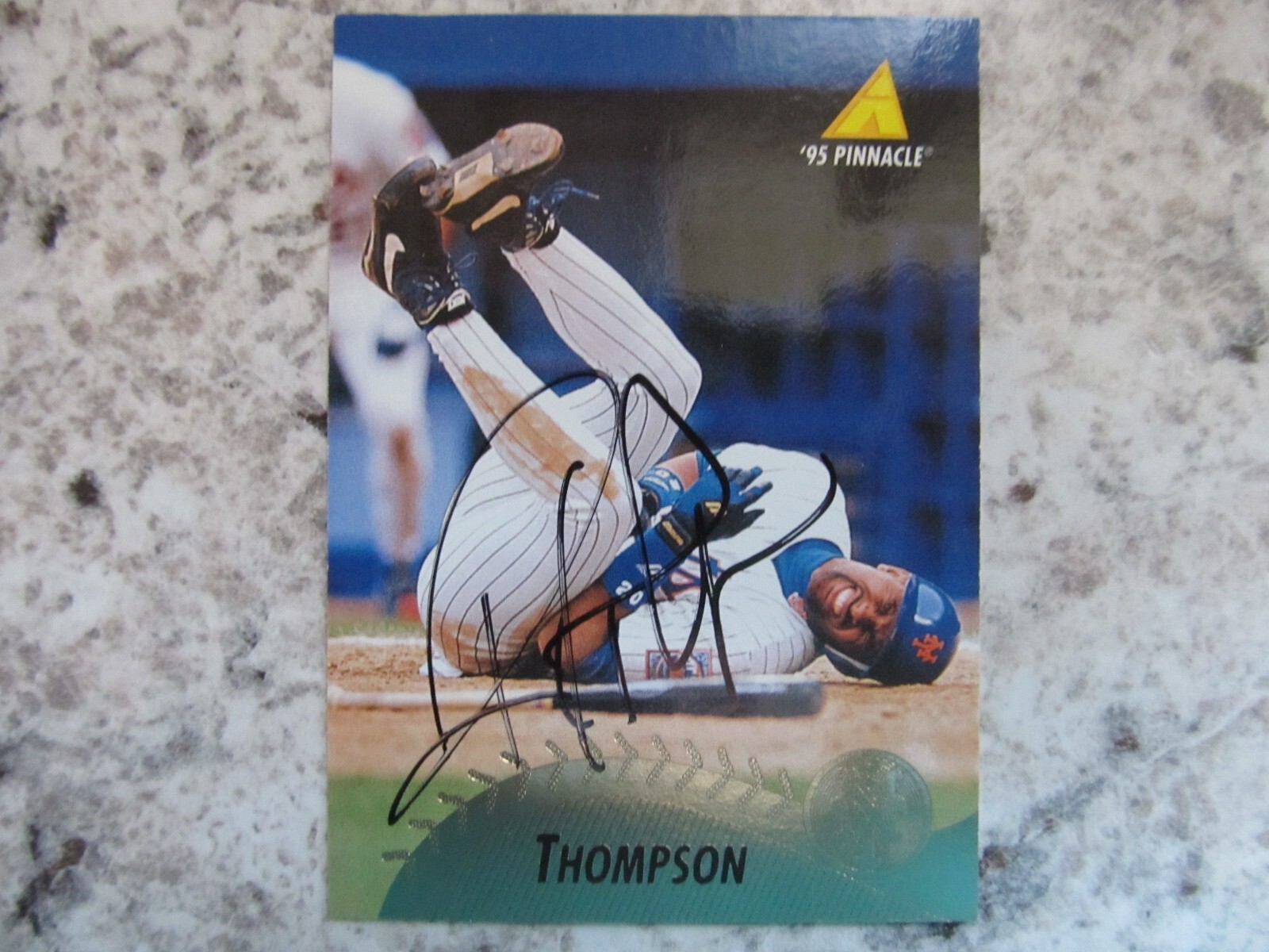 Mets Ryan Thompson Signed Autographed 1995 Pinnacle Mint | eBay