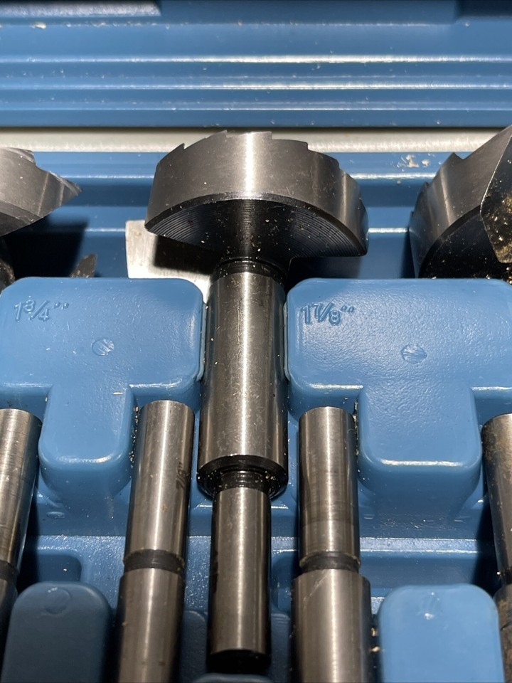 ROCKLER 16-Piece Precision Forstner Bit --Set in Case --1/4"-2 1/8" | eBay
