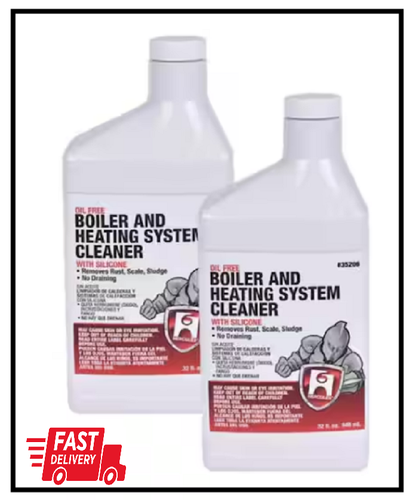 32 Oz. Heating System and Boiler Cleaner with Silicone (2-Pack) | eBay