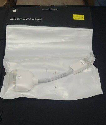 Genuine Apple Mini-DVI to VGA Adapter M9320G/A -- NEW | eBay