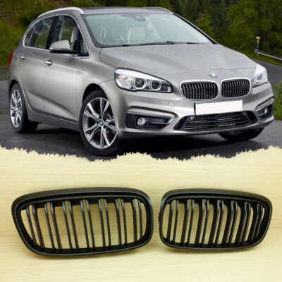 Matte Black M Style Front Grille Grill 2014-2017 Fits BMW F45 F46 2 ...