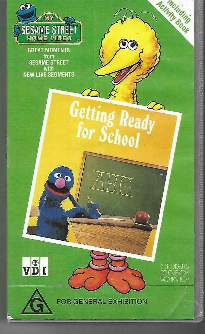 SESAME STREET : Getting Ready For School (Vhs Video Tape) near new ...