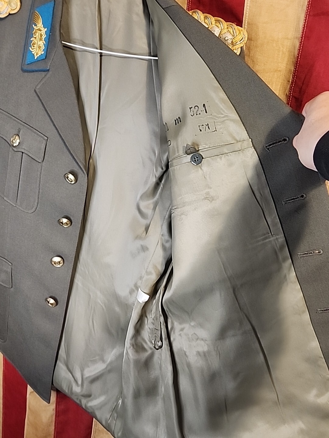 EAST GERMAN MILITARY UNIFORM JACKET NVA LUFTWAFFE AIR FORCE GENERAL’s ...