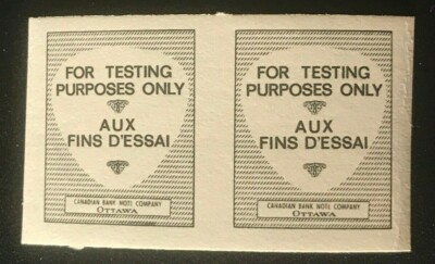 Canada CBN "Test coil", Imperforate pair - Centennial Definitives | eBay