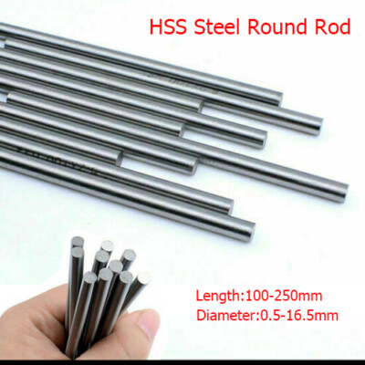 100-250mm HSS Steel Round Bar HRC 63 Hardened Smooth High Speed Metal ...