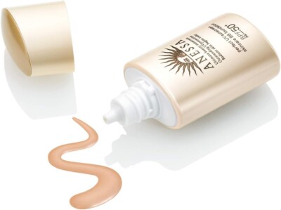 SHISEIDO Anessa UV sunscreen skincare BB Foundation slightly bright ...