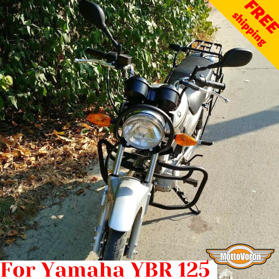 For Yamaha YBR 125 Engine guard YBR125 Crash bars | eBay
