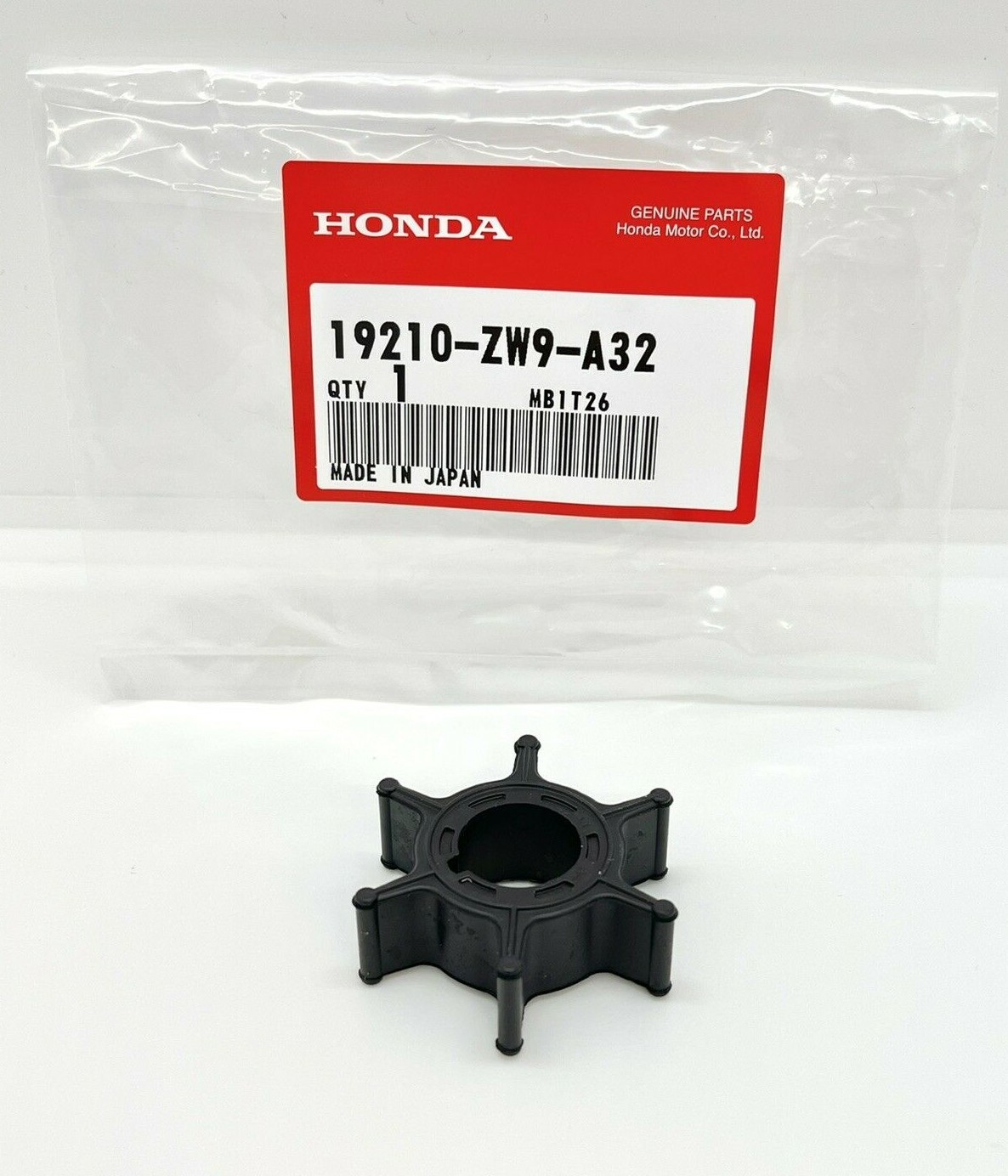 Honda BF15D BF20D Genuine Outboard Water Pump Impeller 19210-ZW9-A32 ...