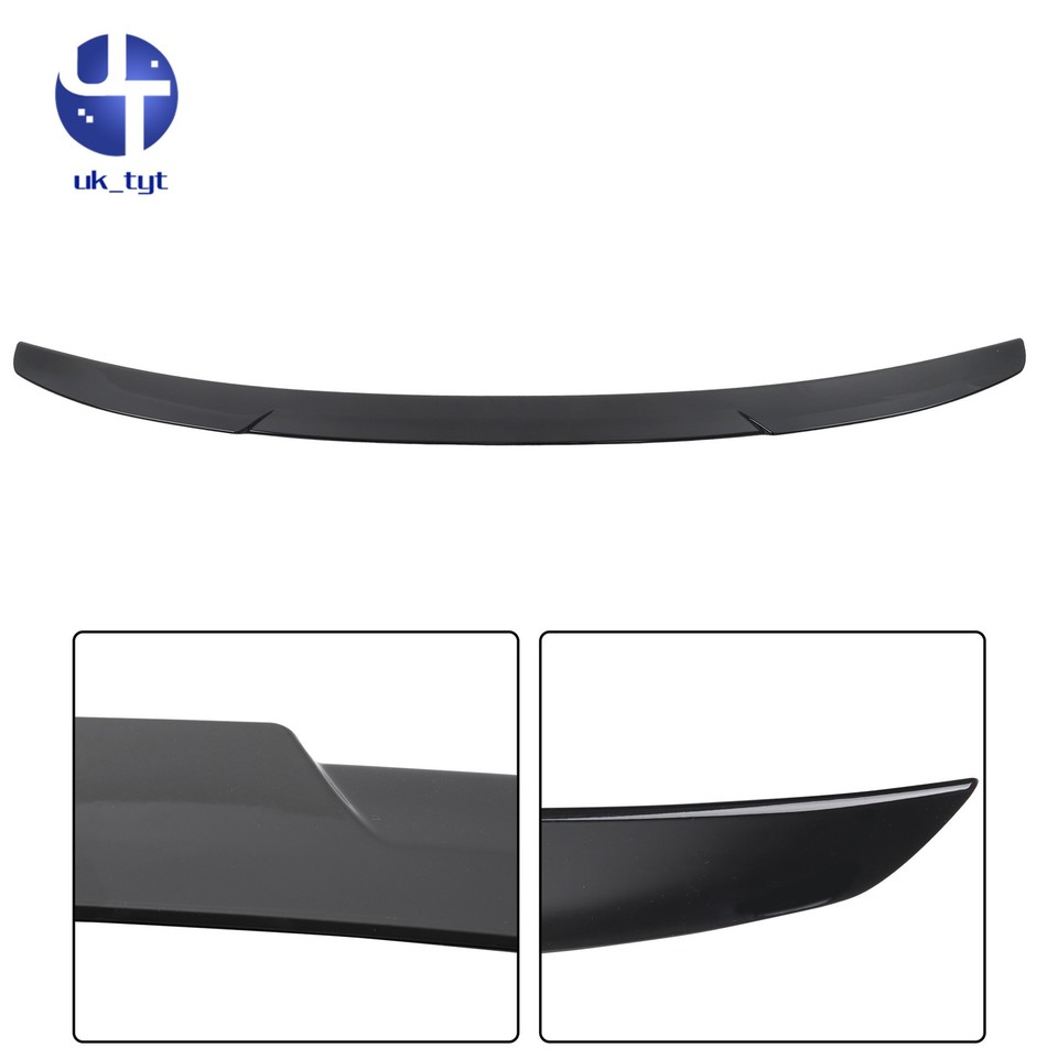 FOR AUDI A6 S6 C8 SALOON GLOSS BLACK REAR M4 STYLE BOOT LIP SPOILER WING 2018+ | eBay UK